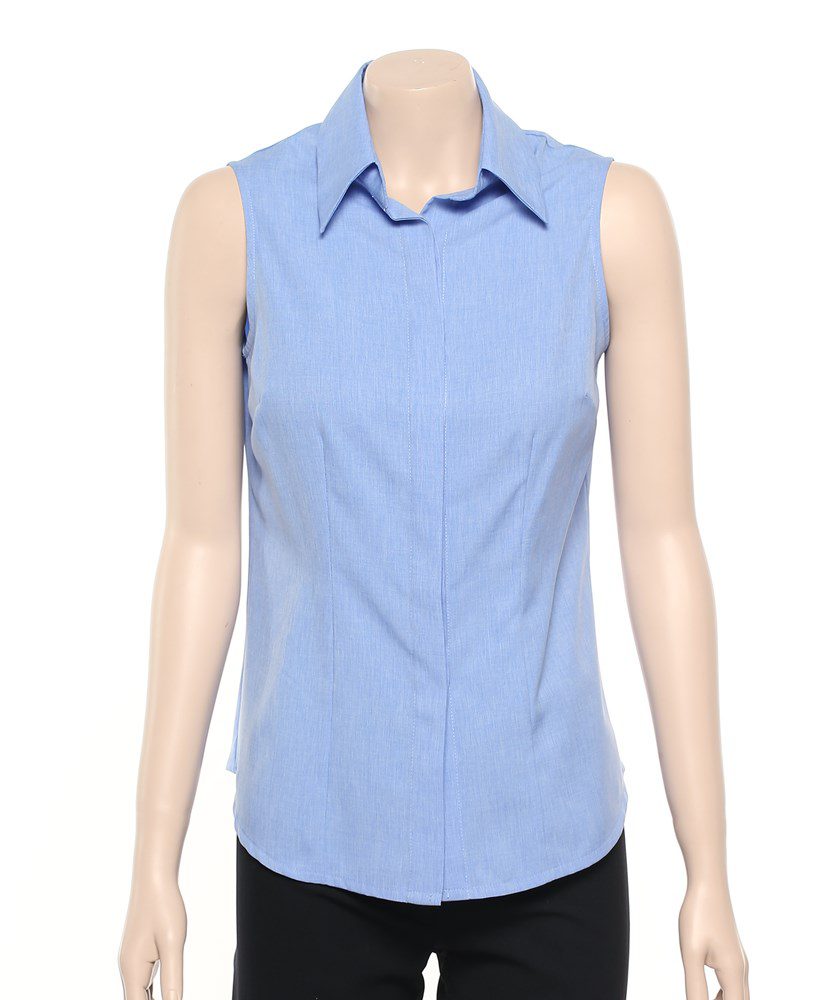 Sleeveless semi fitted shirt - CD Uniforms